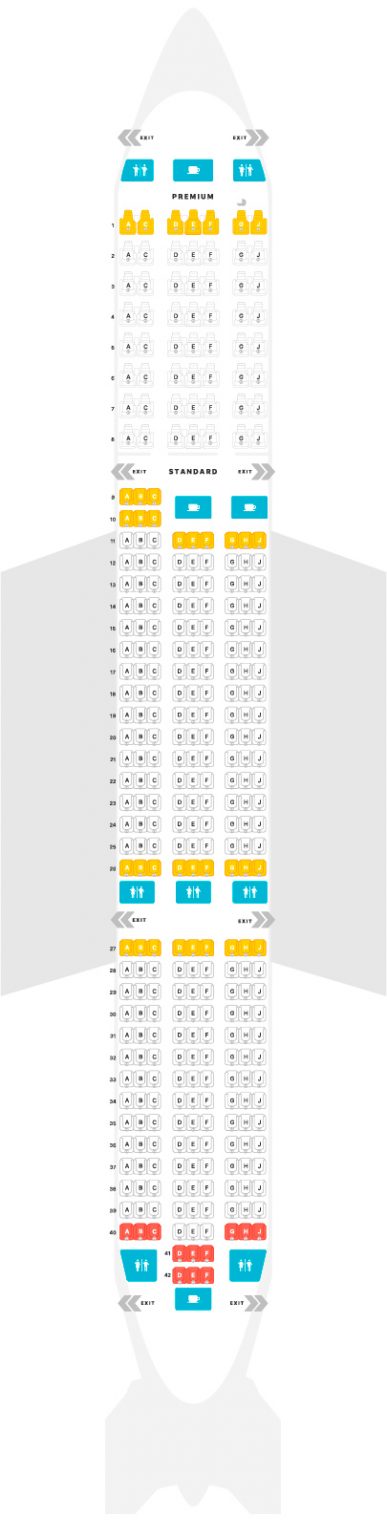 Norwegian 787-9 Seat Map — Chose the best seats on Norwegian 787-9