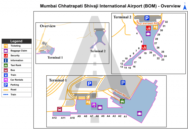 Chhatrapati Shivaji Maharaj International Airport (BOM) | India