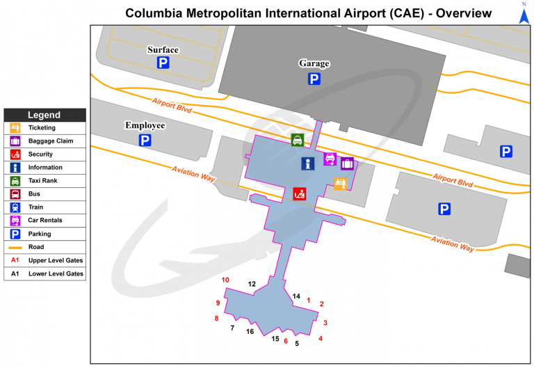 Columbia Metropolitan Airport (CAE) | South Carolina