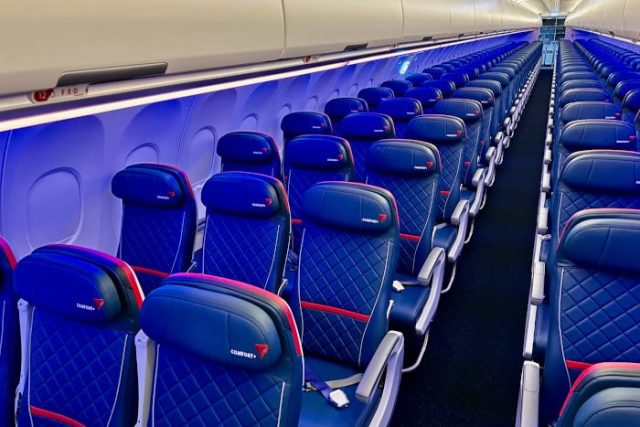 Delta A321neo Seat Map - Airportix