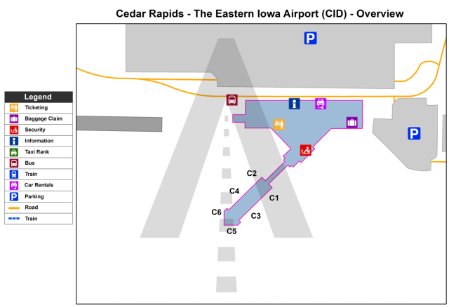 Eastern Iowa Airport (CID) - Airport in Cedar Rapids