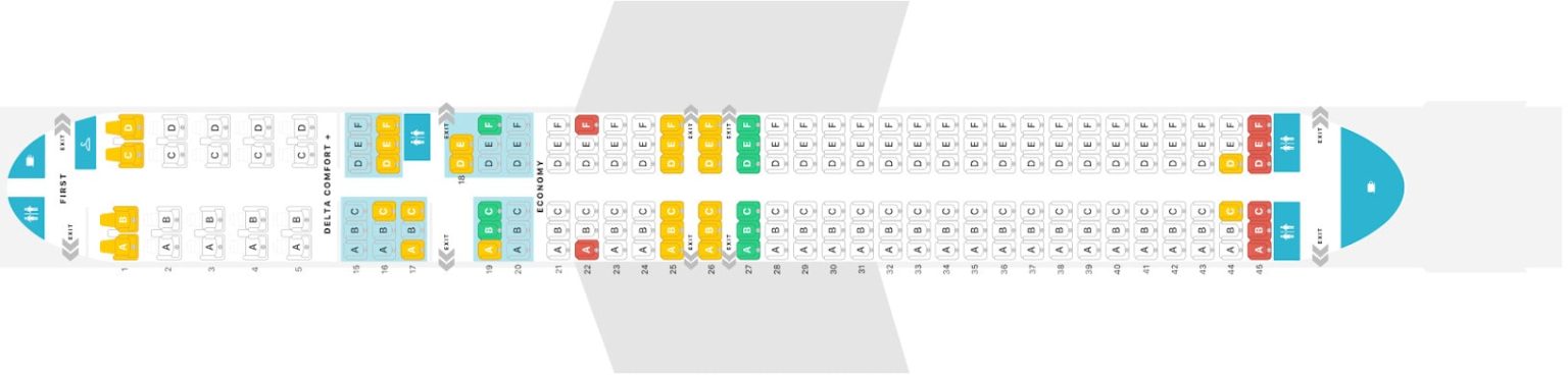 Delta 757 Seat Map — Chose the best Delta 757 seat