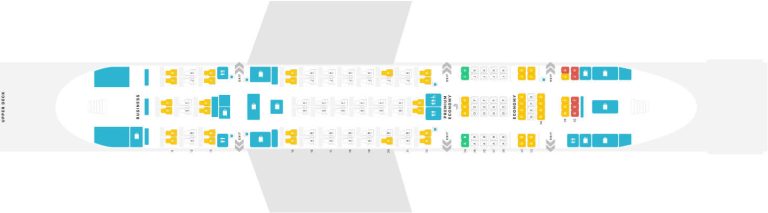 Qantas A380 Seat Map - Airportix