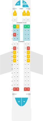 Embraer 170 United Seat Map - Airportix