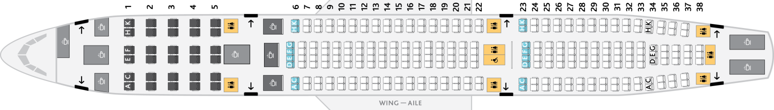 Air Canada Airbus A330-300 Seat Map - Airportix