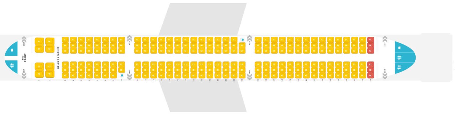 Airbus A321 Spirit Seat Map - Airportix